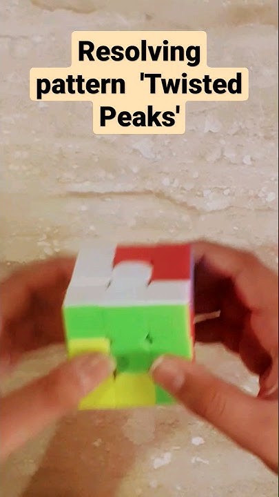 Rubix Cube Resolving pattern Twisted Peaks | Faded Alan Walker Song | - YouTube