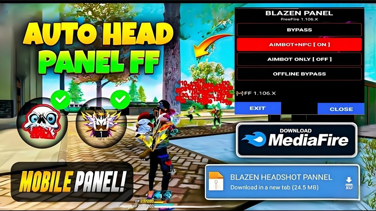 FREE FIRE ANTI BAN PANEL || MOBILE PANEL || ONLY HEADSHOT PANEL IN FREE ...