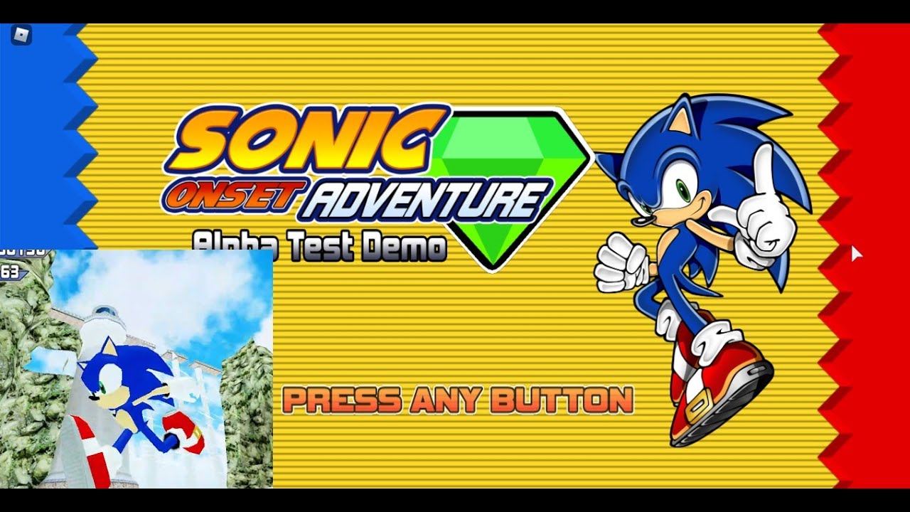 Sonic Onset Adventure - Roblox Fangame - YouTube