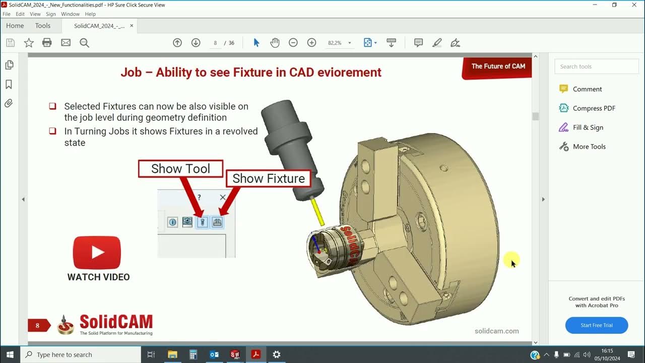 Solidcam 2024 New Update in Solidcam - YouTube