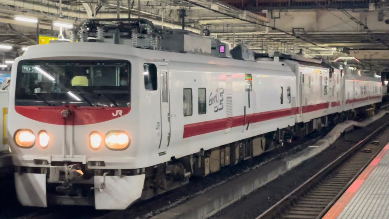 【京浜東北線・根岸線全線建築限界検測（復路）】E491系"East i-E"（マヤ50形5001組み込み）が上野駅4番線を通過するシーン（試9191M）2024.6.22 - YouTube