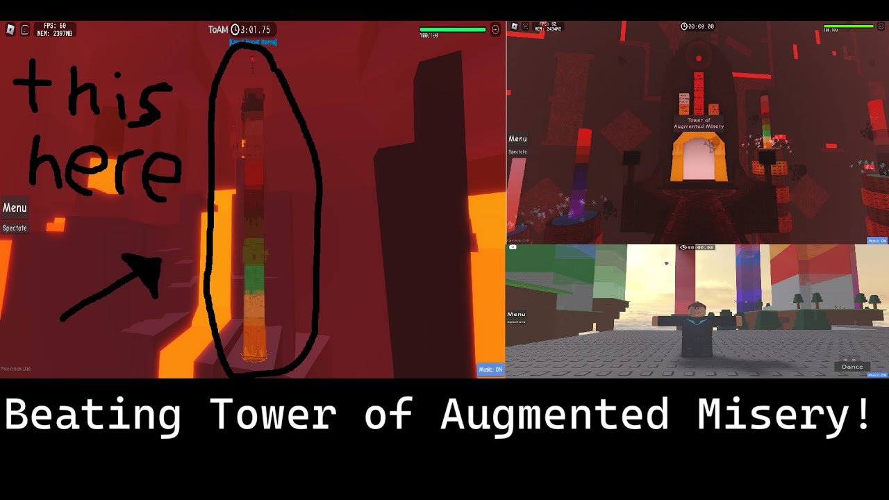 (JToH) Grinding Tower of Augmented Misery (Stream 2) - YouTube