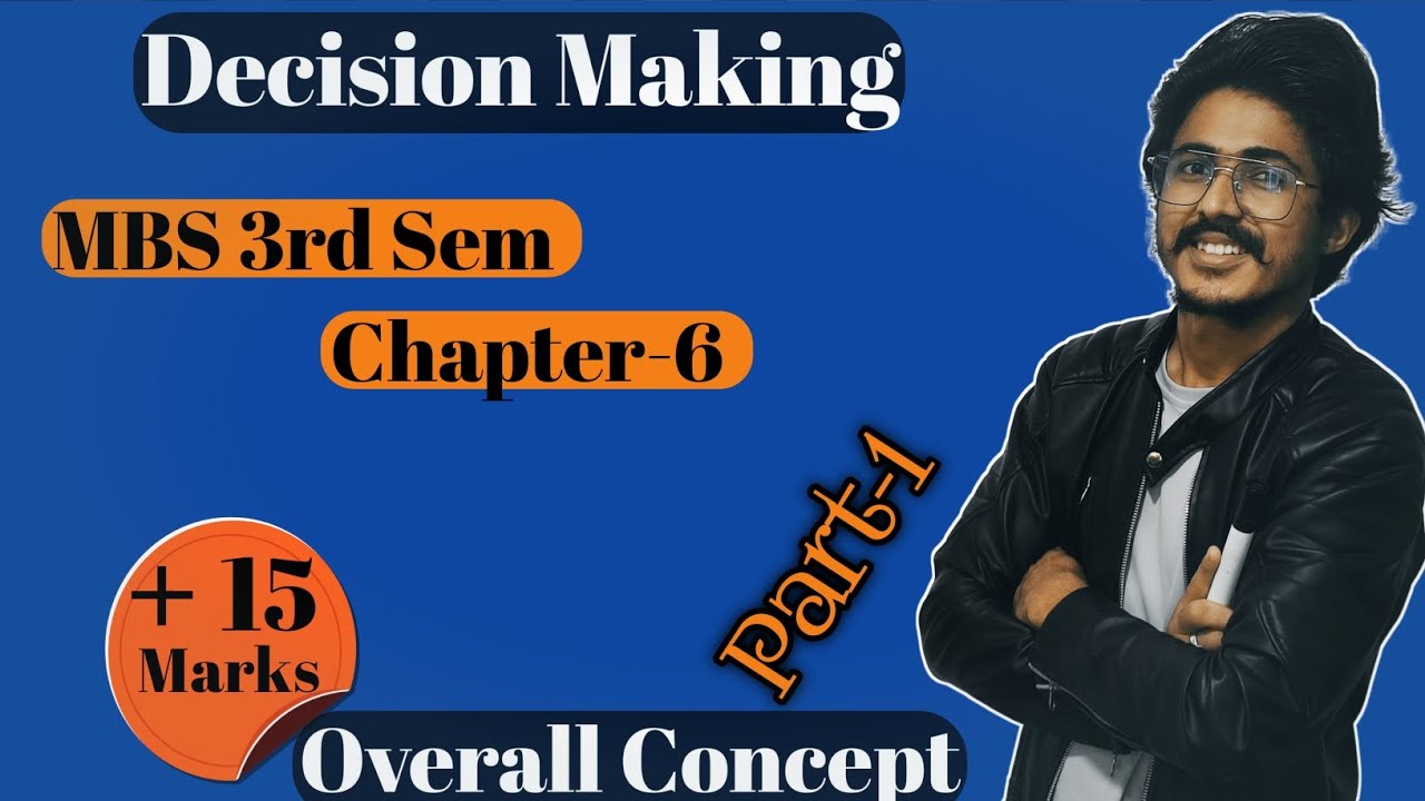 Decision making, mbs 3rd Semester Account, part-1 || MBA,MBM,BBA,BBM ...