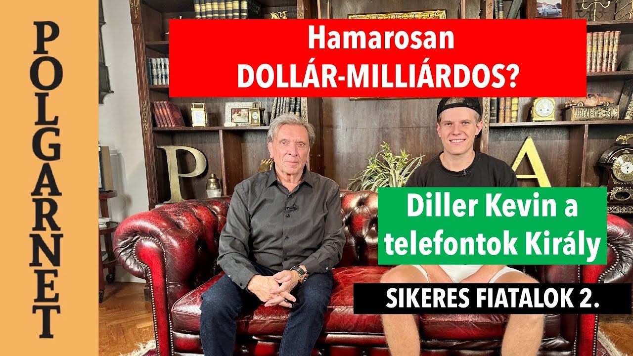 RÉGEN FAGYIRA SEM KÖLTÖTT, MA MÁR MILLIÁRDOS, 21 évesen- DILLER KEVIN ...