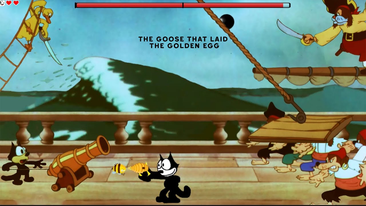 Felix the Cat in The Goose that Laid the Golden Egg - YouTube