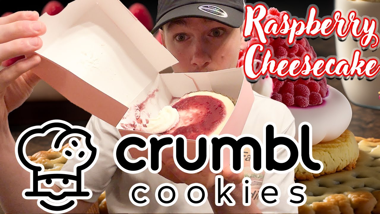 🍇🍰 New Raspberry Cheesecake Cookie Review from Crumbl! 🍪 | Indulge in ...