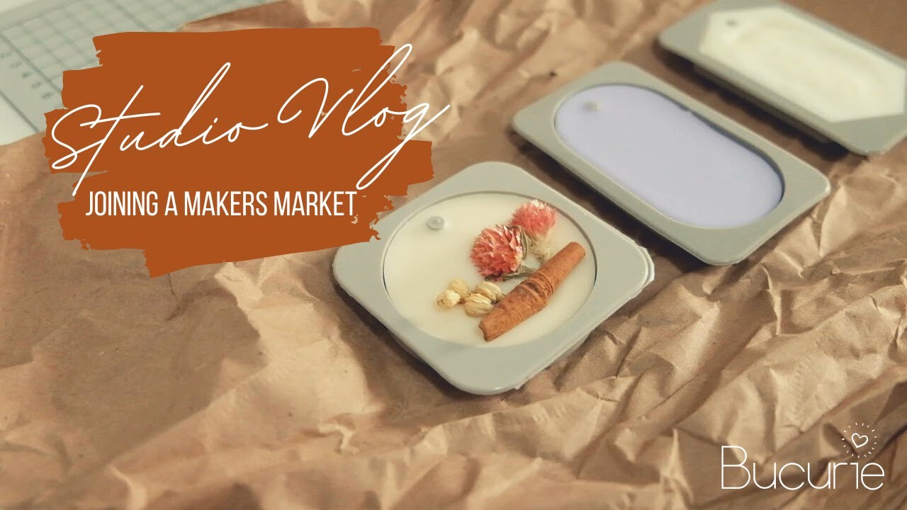 studio vlog 1 first makers market - YouTube