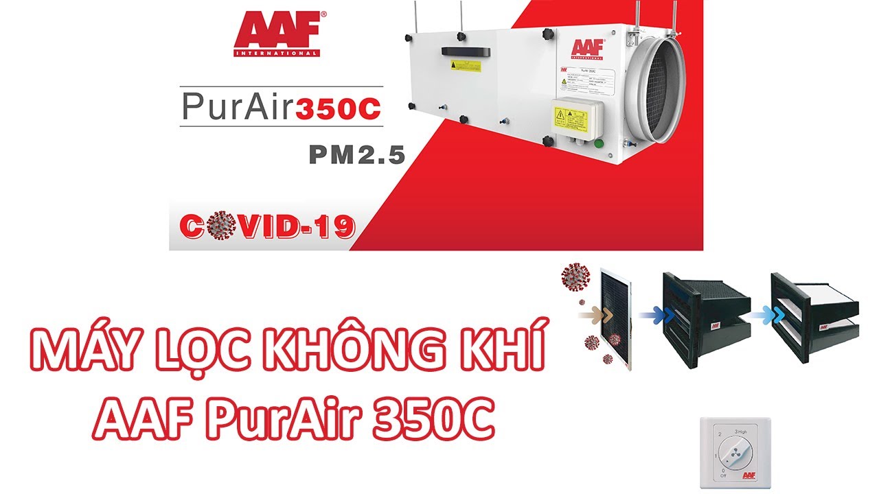 Máy lọc không khí AAF PurAir 350C - Mr Thiên 0909 929 307 - YouTube