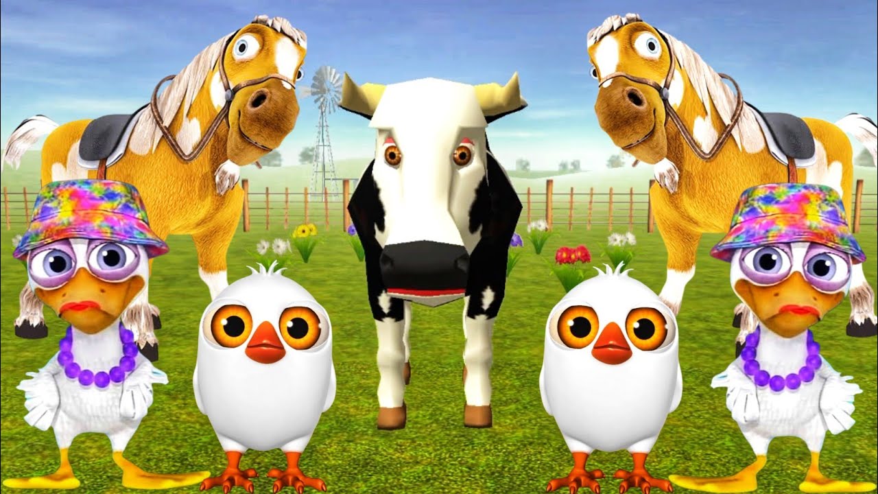El Pollito Pio 3D - Pio Pio Remix - Granja de Zenon La Vaca Lola remix ...