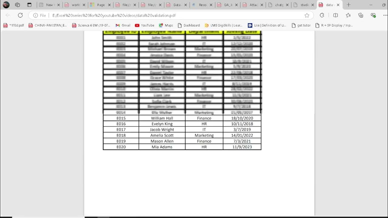 What is data validation|🎥 Master Data Validation in Excel | Practical Guide 🖥️ - YouTube