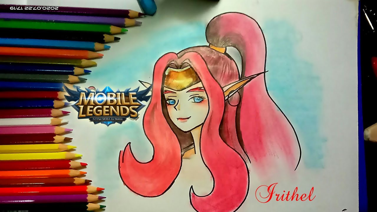 How To Draw Irithel From Mobile Legends [SPEED ART] - YouTube
