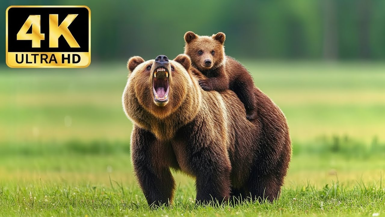 World Wildlife in 4K - Tranquil Animal Moments with Relaxing Sounds ...
