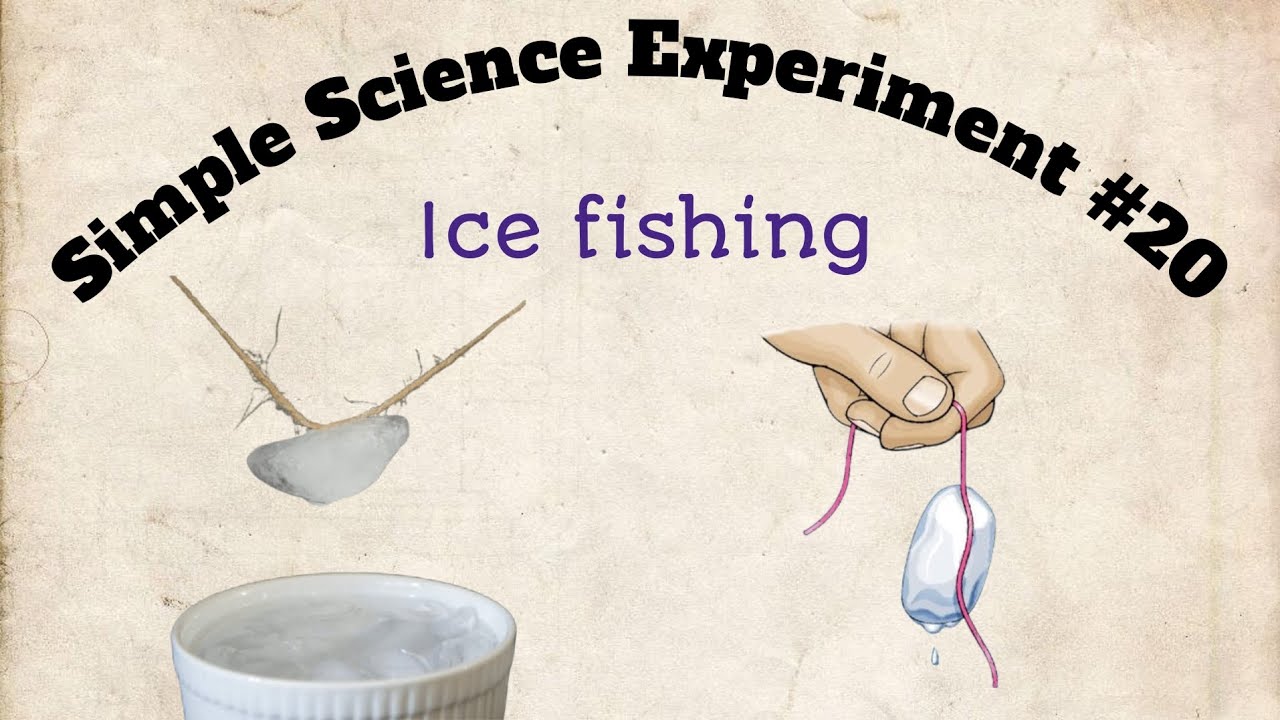Simple Science Experiment for kids/ Ice fishing experiment for kids/Ice ...