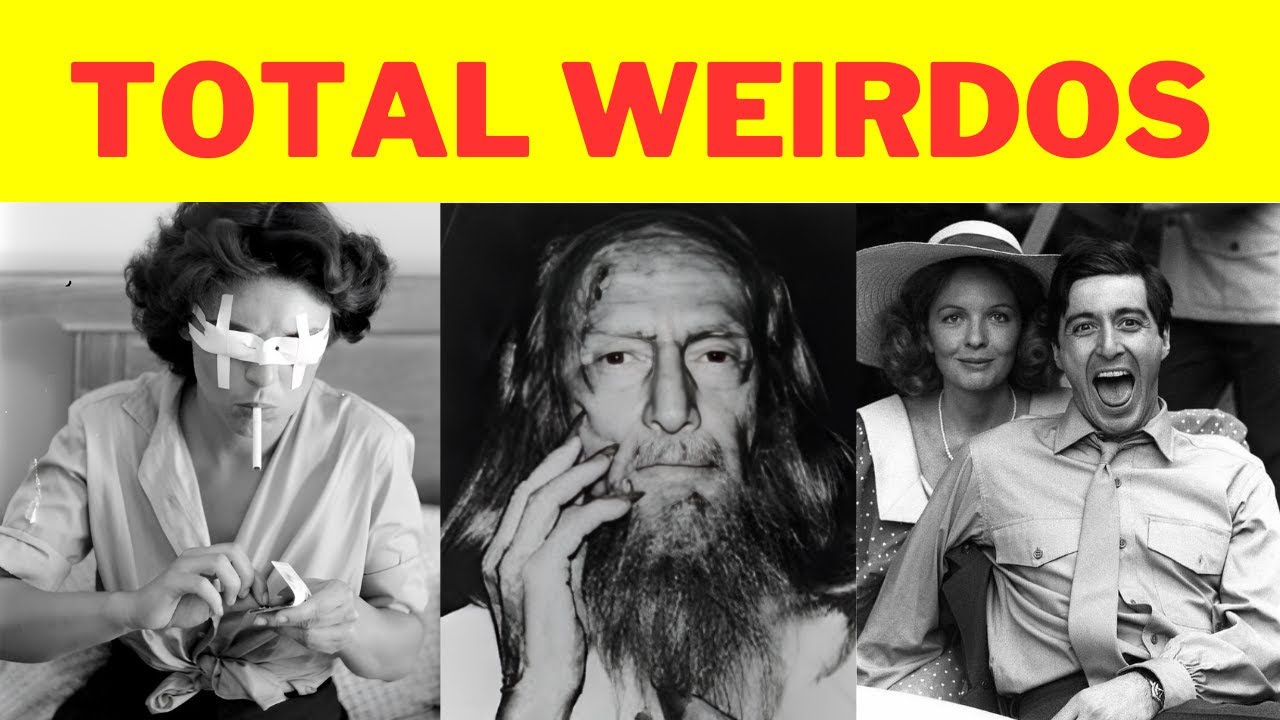 Top 10 Celebrities who are TOTAL WEIRDOS - YouTube