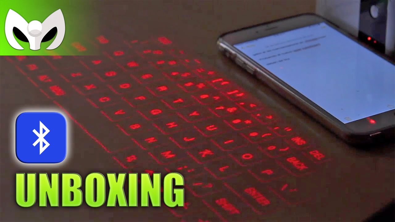 EL TECLADO LASER INCREIBLE DEL 2018 - YouTube