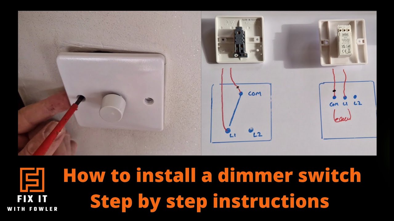 Install a dimmer switch "Electrical Beginners Guide" #homeimprovement ...