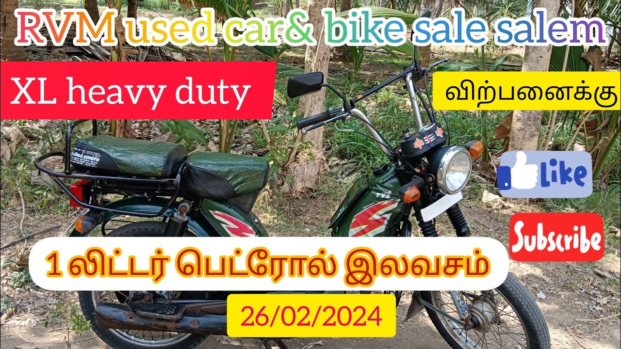 XL heavy duty for sale RVM used car& bike sale salem - YouTube