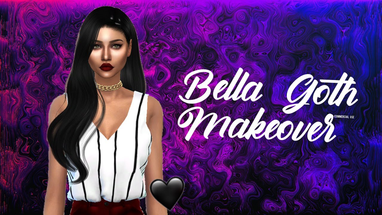 The Sims 4: Bella Goth Makeover [CC LINKS] - YouTube