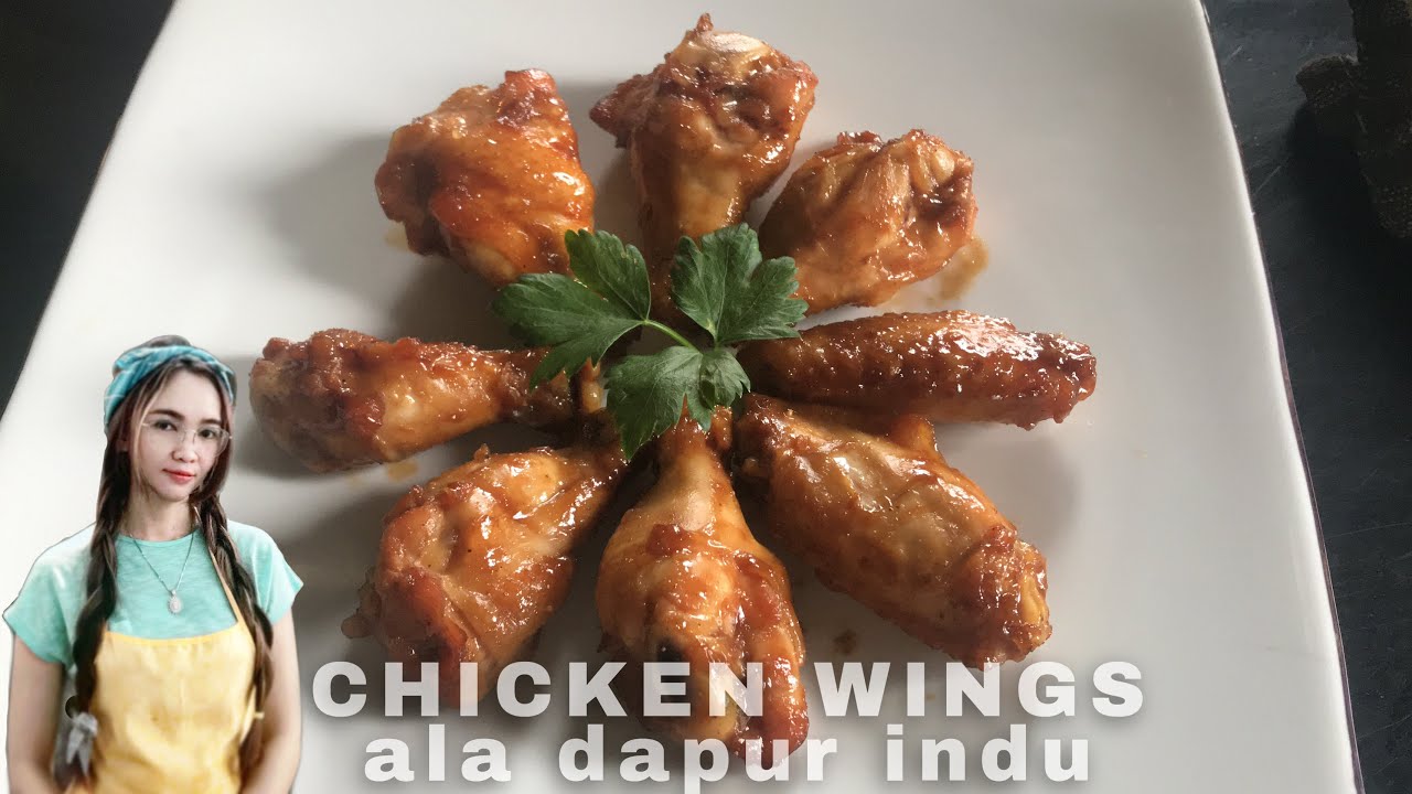 Chicken wing ala dapur indu - YouTube