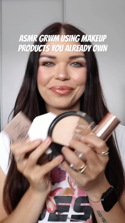 ASMR | Get ready with me using makeup you already have (#asmrshorts #asmrmakeup ) - YouTube