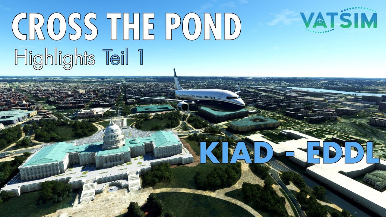 VATSIM Cross The Pond Eastbound 2022 - Langstrecke in der 737 BBJ2 ...