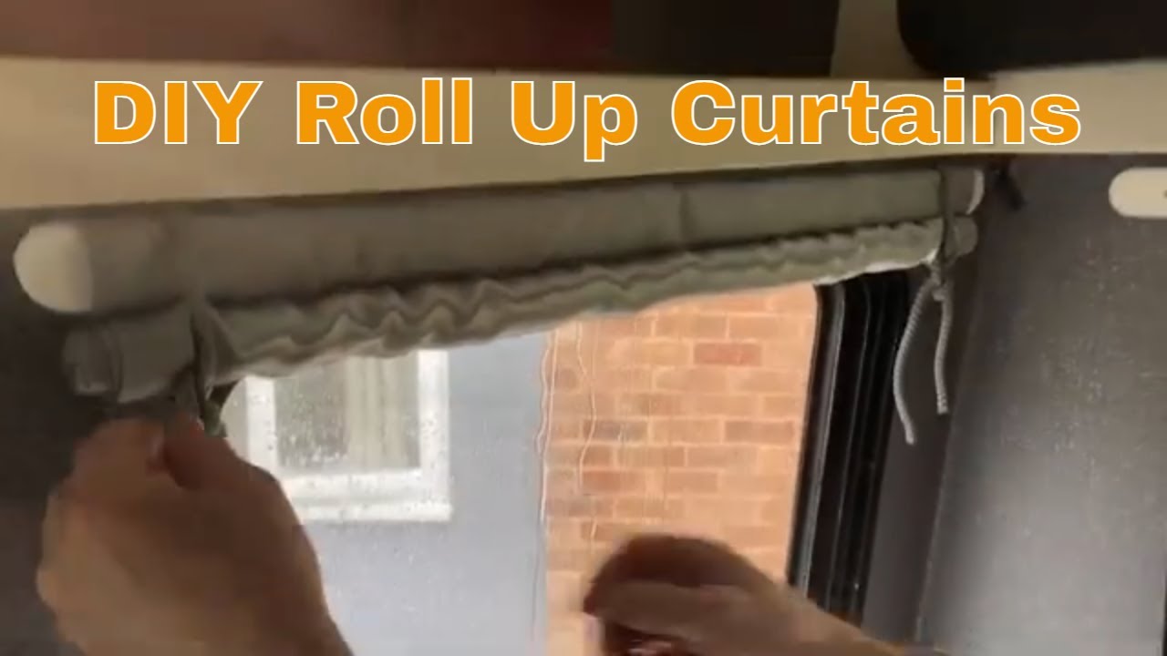 Make Your Own Roll Up Motorhome RV Curtains in Just a Few Simple Steps ...