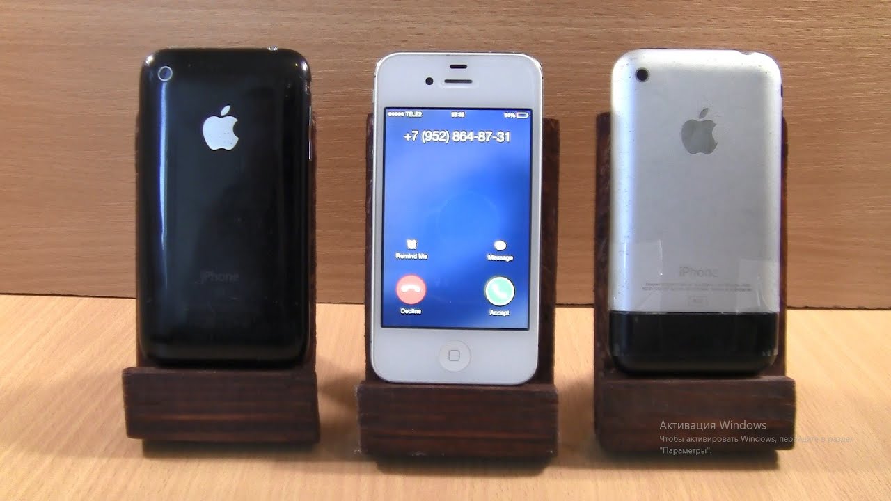 incoming call at the Same Time iphone 4S &2G \3G - YouTube