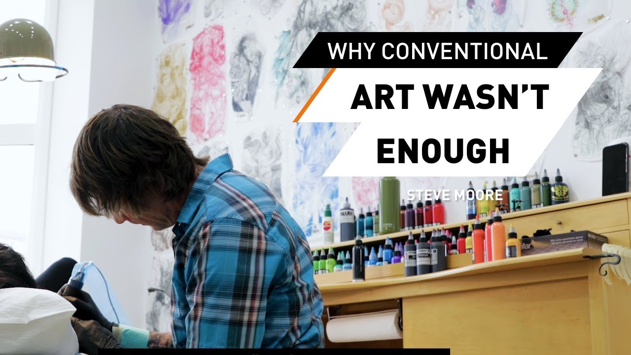 How STEVE MOORE came to tattooing - YouTube