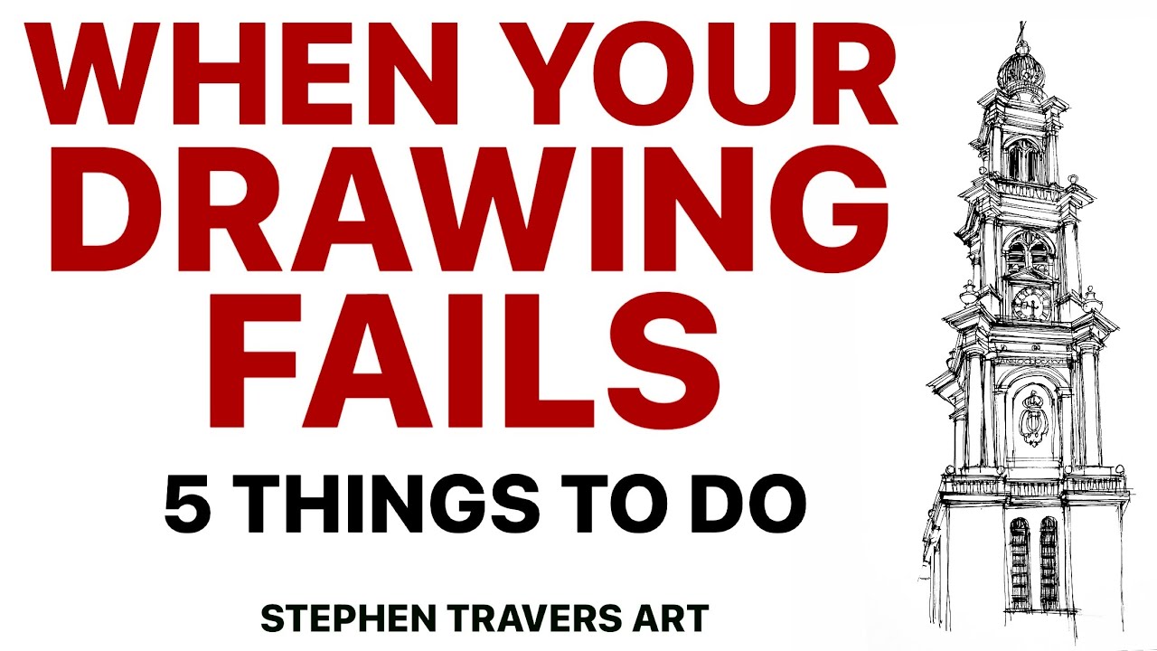 Turning Failed Drawings into Drawing Success - YouTube