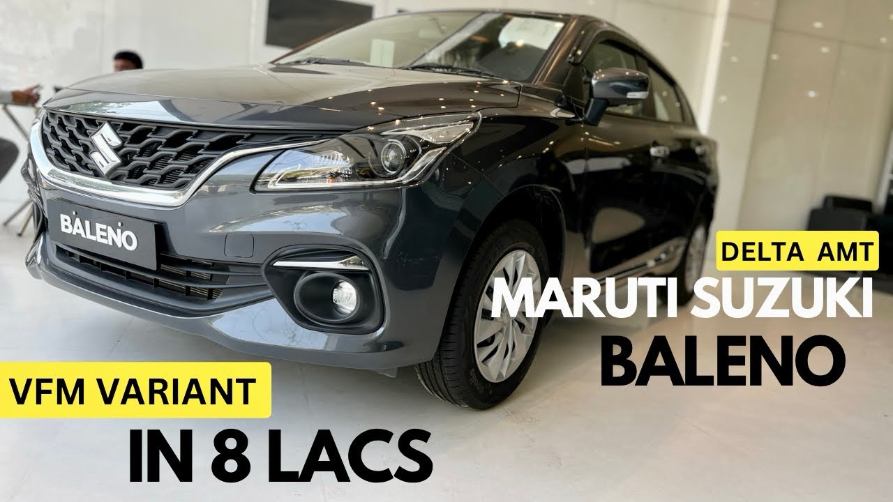2023 Maruti Suzuki Baleno Delta AMT|Car Review| MotorVahan - YouTube
