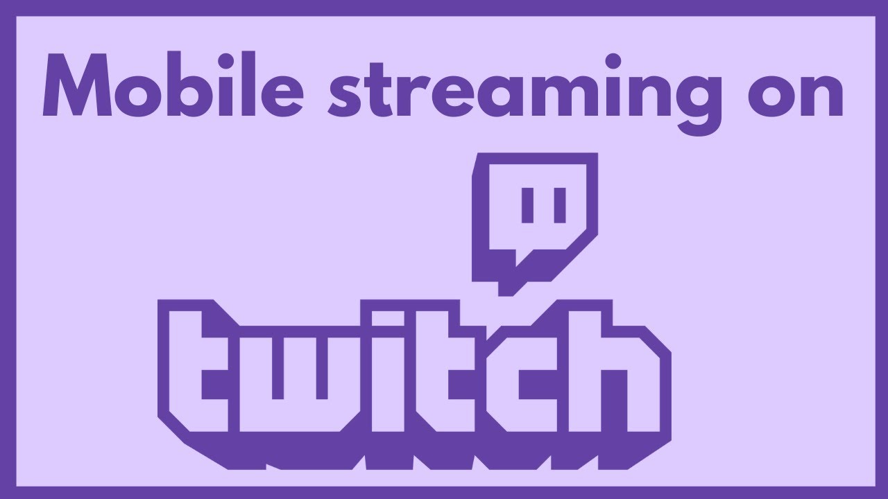 How to twitch stream on your phone for free! - YouTube