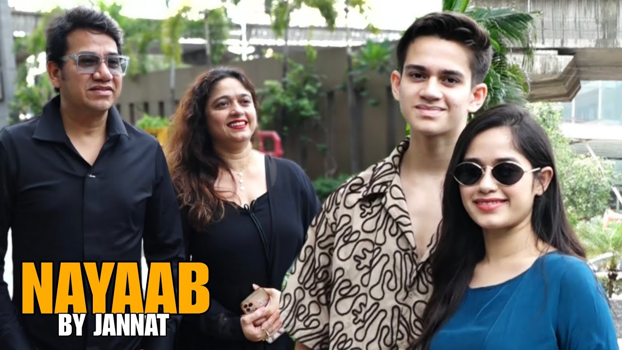 Jannat Zubair,Ayaan Zubair With Family Arrive For Lunch | NAYAAB By ...