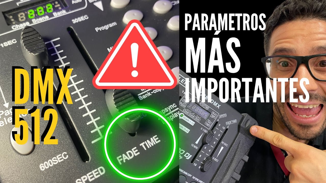 SPEED Y FADE TIME COMO USAR ESTOS PARAMETROS DE CONTROL EN DMX 512 ...