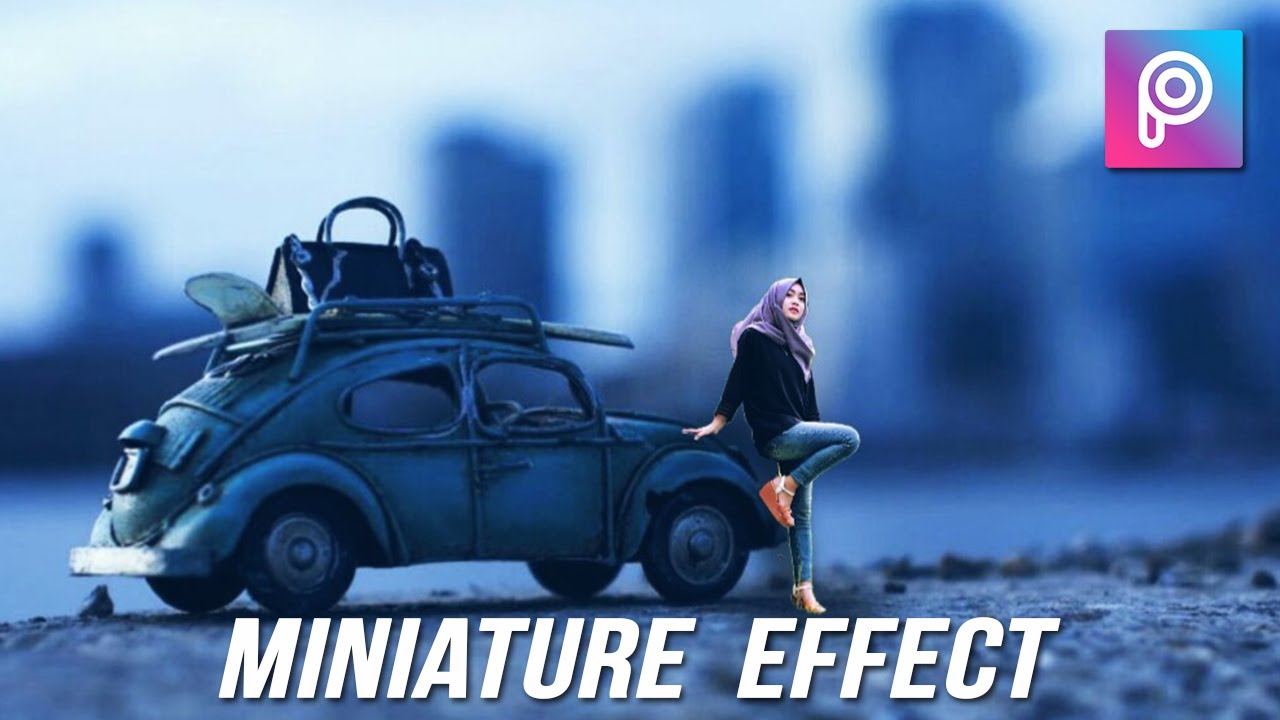 Cara edit foto miniature dengan aplikasi picsart - YouTube