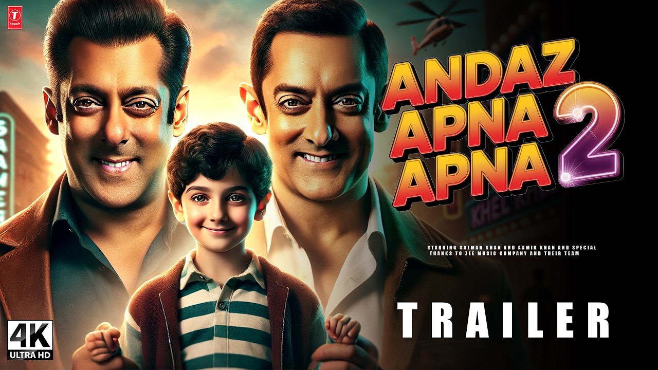 Andaaz Apna Apna 2 : Trailer (2025) | Salman Khan, Aamir Khan, Raveena ...