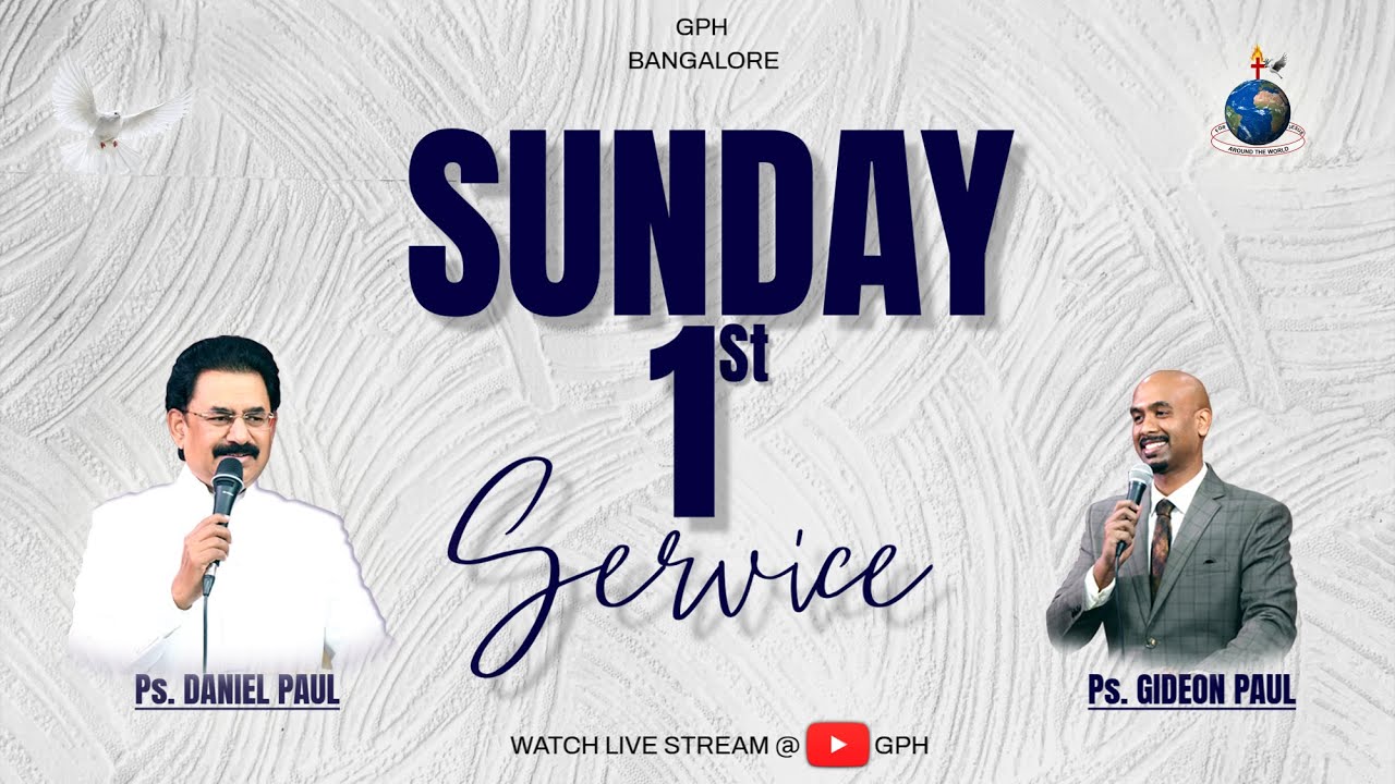 Sunday 1st Service 26-10-2025 - Ps. Daniel Paul - YouTube