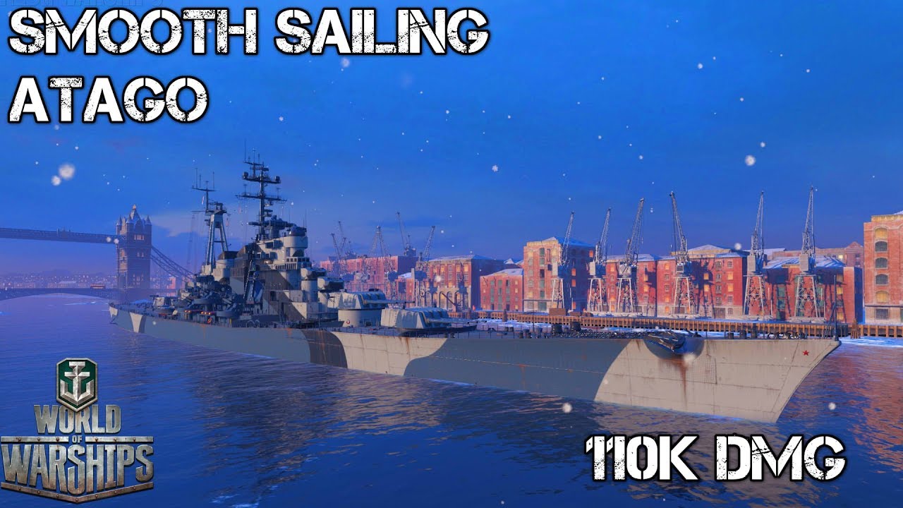 World of Warships - Smooth Sailing - Atago - YouTube