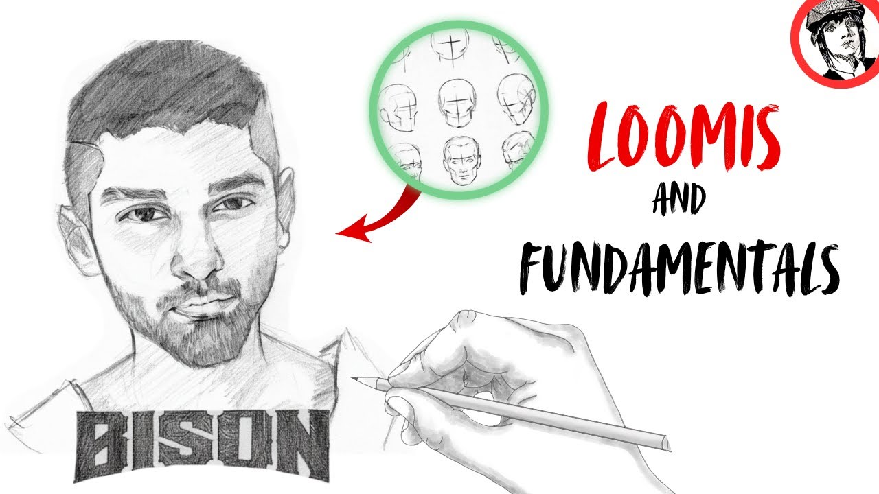 how to draw Dhruv vikram in loomis தமிழில் #drawing #bison #vikram ...