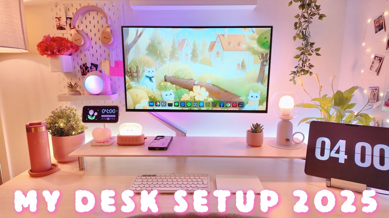 My Cozy iPad Pro Desk Setup Tour 2025 | Aesthetic, Productive ...