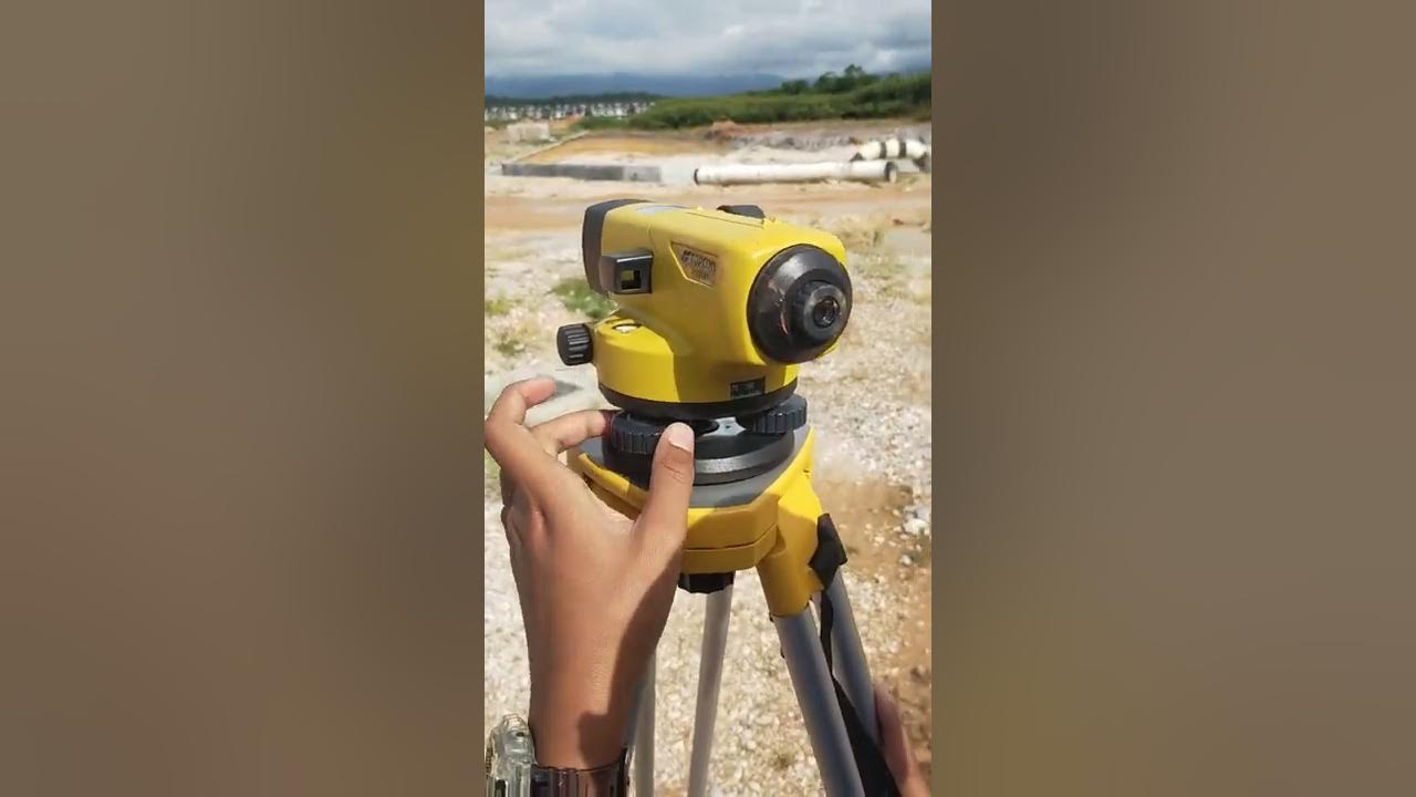 tutorial auto level @ dumpy level - YouTube