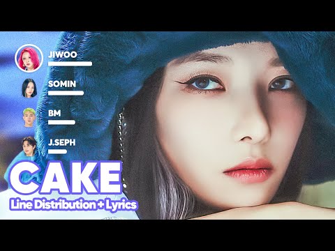 KARD - CAKE (Line Distribution + Lyrics Karaoke) PATREON REQUESTED