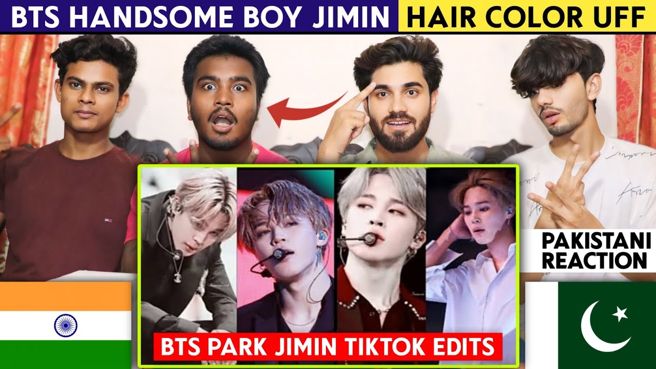 Bts Park Jimin Tik Tok Edits - Pakistani Reaction - Shan Rajpoot - YouTube