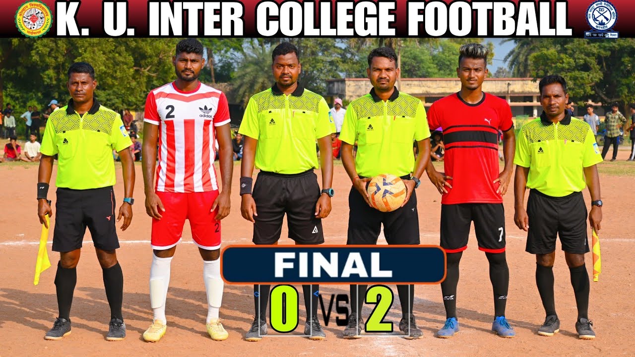 Final Match KU Inter College Football || Kolhan University PG 🆚 LBSM College JSR || Jharkhand ...
