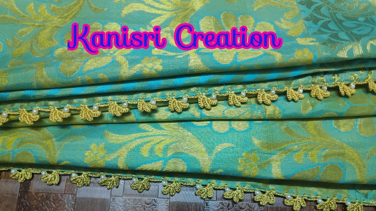 Saree kuchu design No - 56 | Cute Flower 🌸 Petal Design in Tamil | One ...