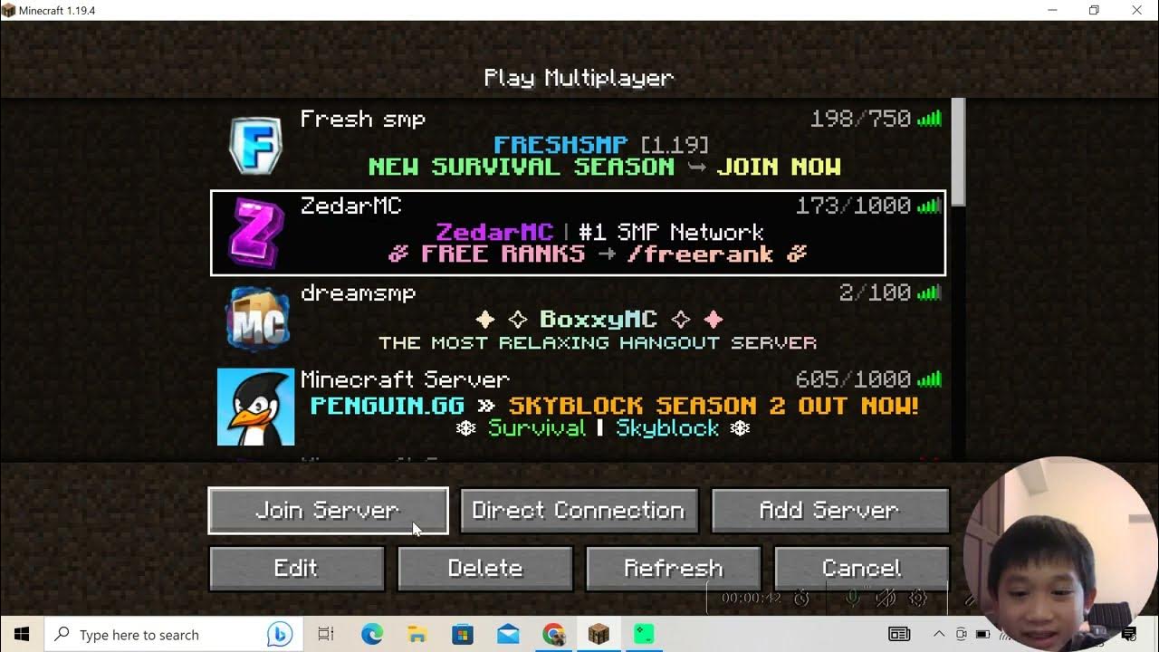 How to join a Minecraft Server! - YouTube