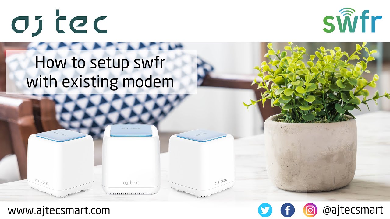 How to setup swfr with existing modem - YouTube