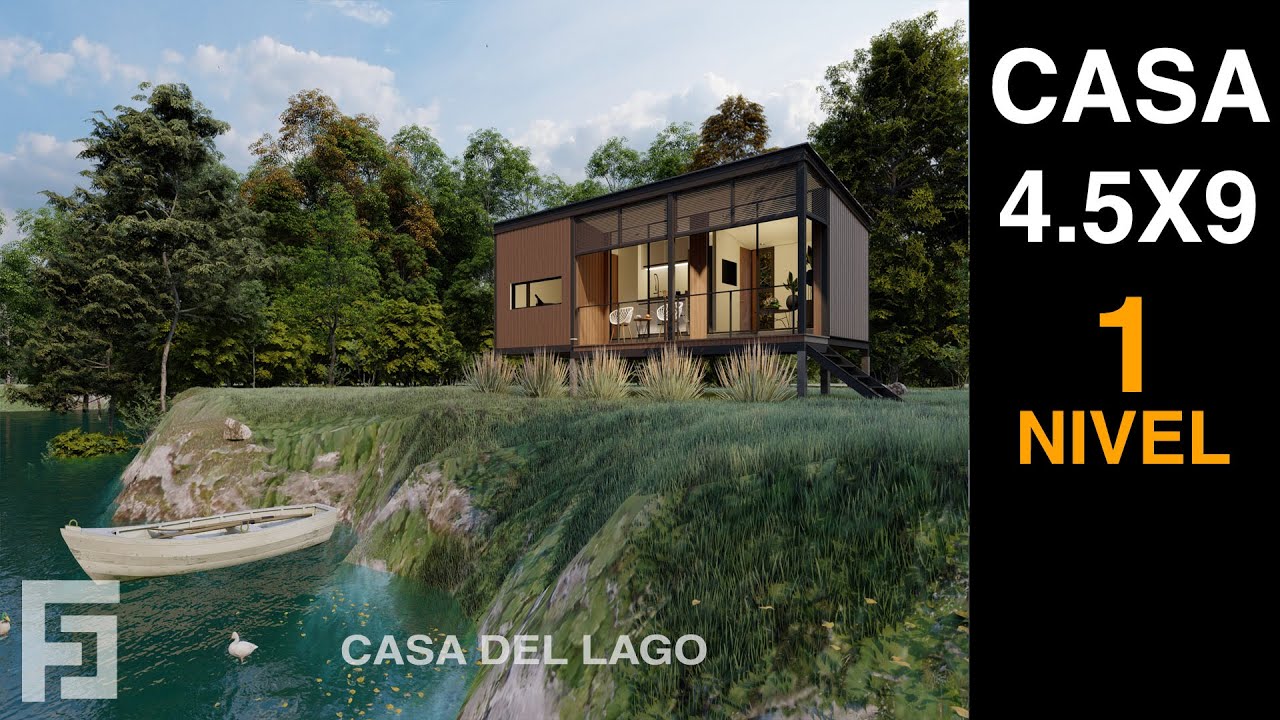 INCREIBLE CASA DEL LAGO 🏡 😲 LAKE HOUSE - YouTube