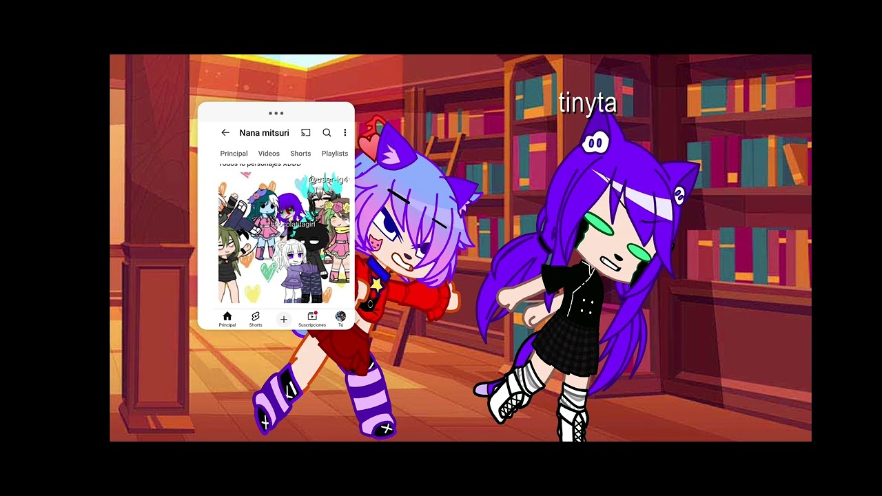 tinyta reacciona a Nana xd - YouTube