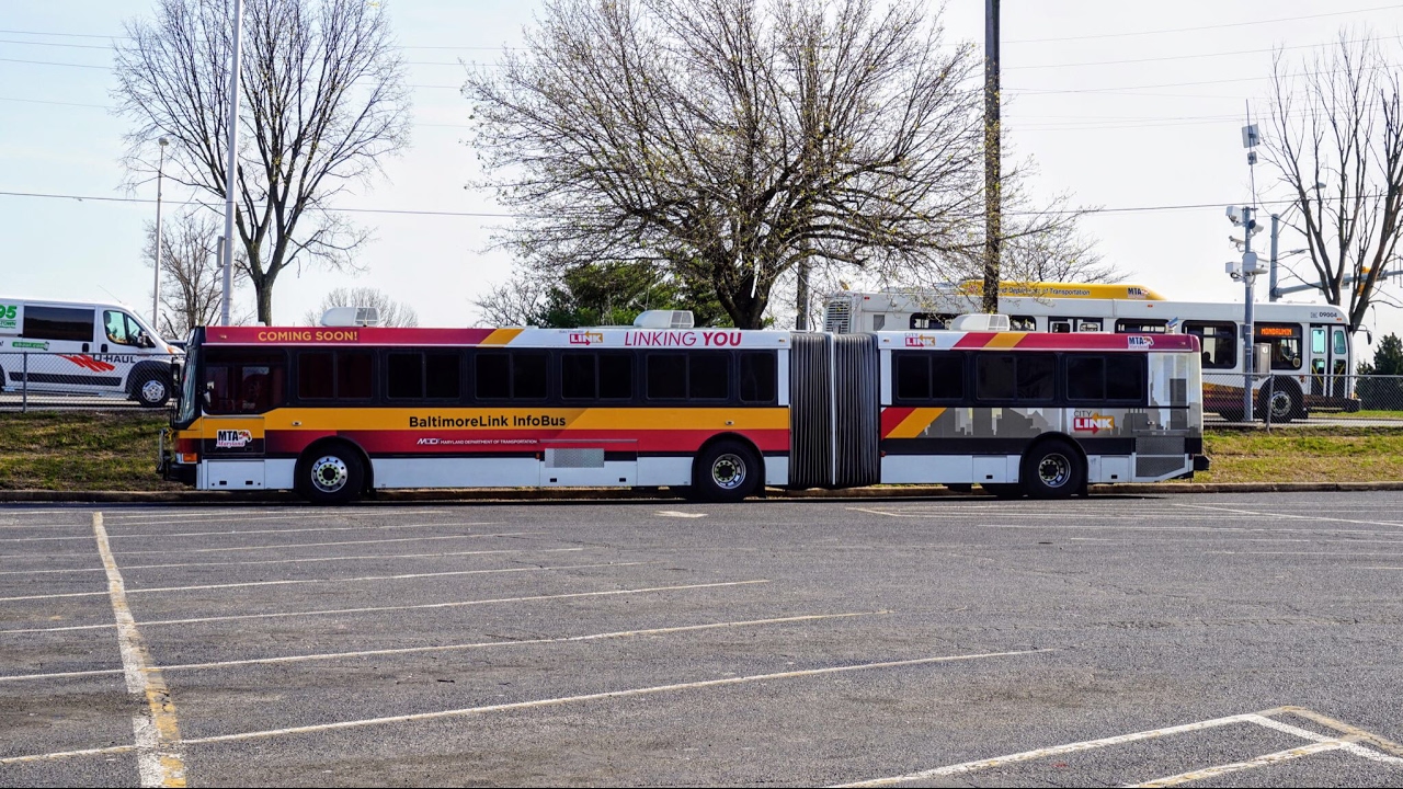 MTA Maryland 1997 NABI 436 08 American Ikarus #9619 Walkthrough - YouTube