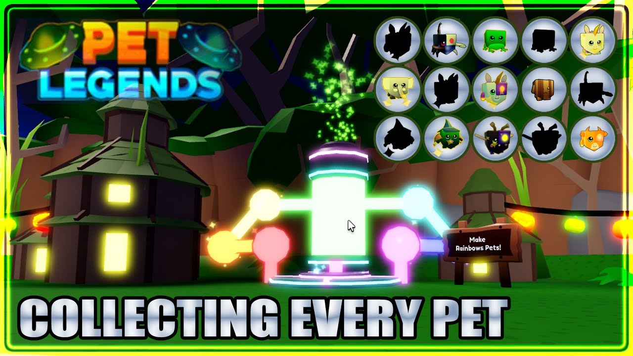 Collecting EVERY PET in the game pt.1 | Pet Legends - YouTube